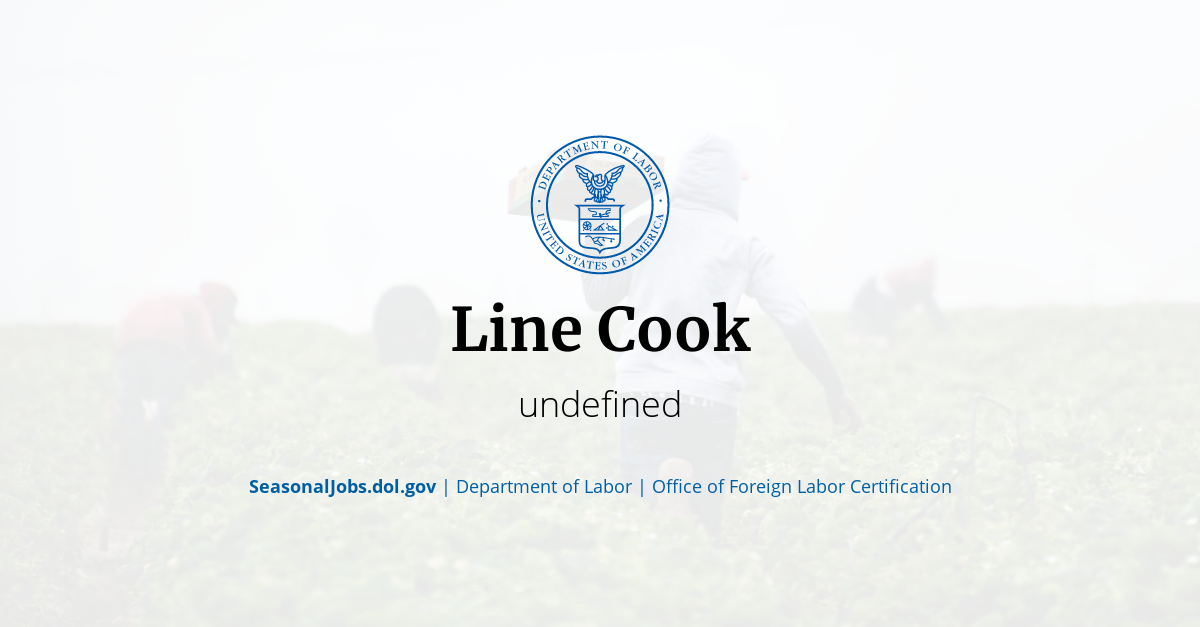 Line Cook | SeasonalJobs.dol.gov