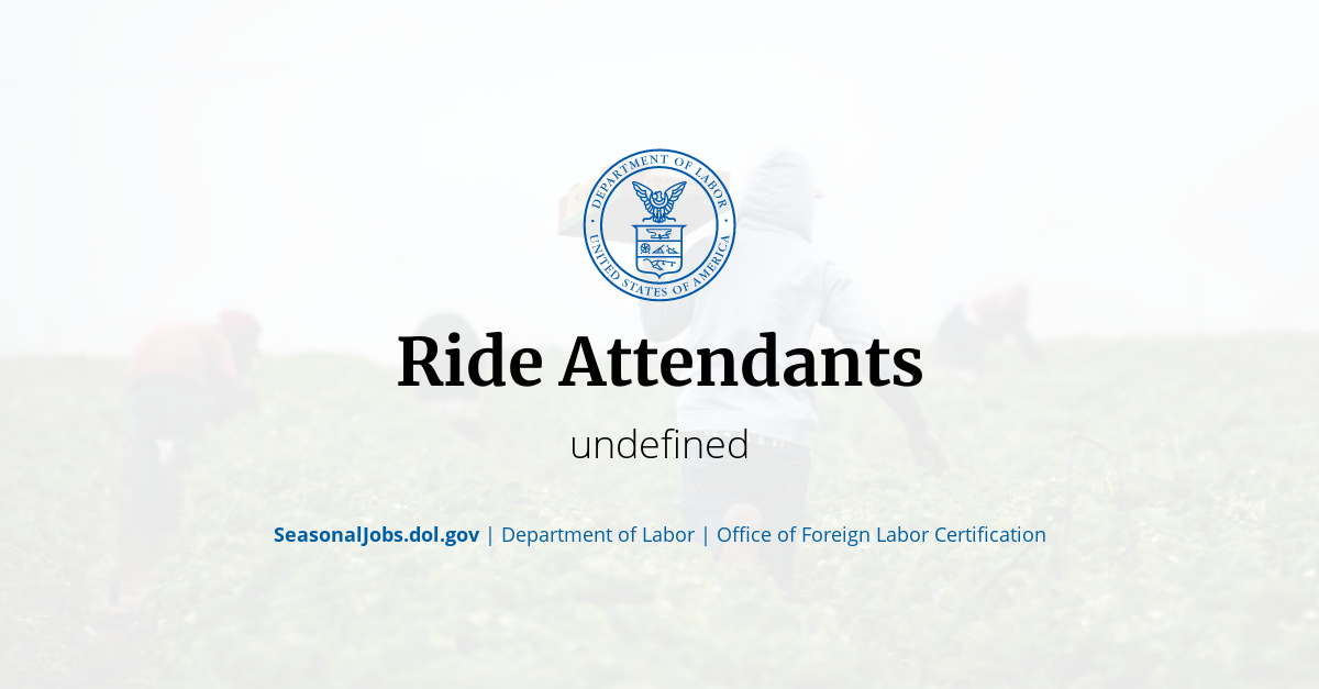 Ride Attendants | SeasonalJobs.dol.gov